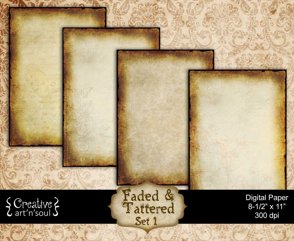 Printable Paper Pack 8.5 x 11 Digital Paper | Etsy