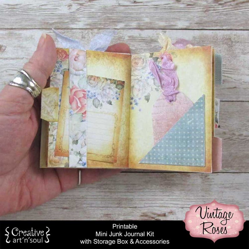 Printable Mini Junk Journal Kit Digital Journal Kit Junk | Etsy