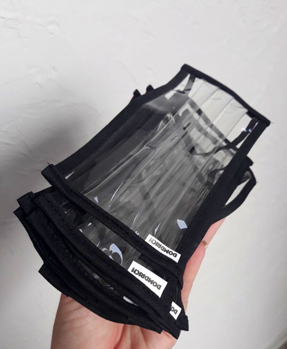 Transparent Vinyl Protecting Mask With Different Colores of - Etsy