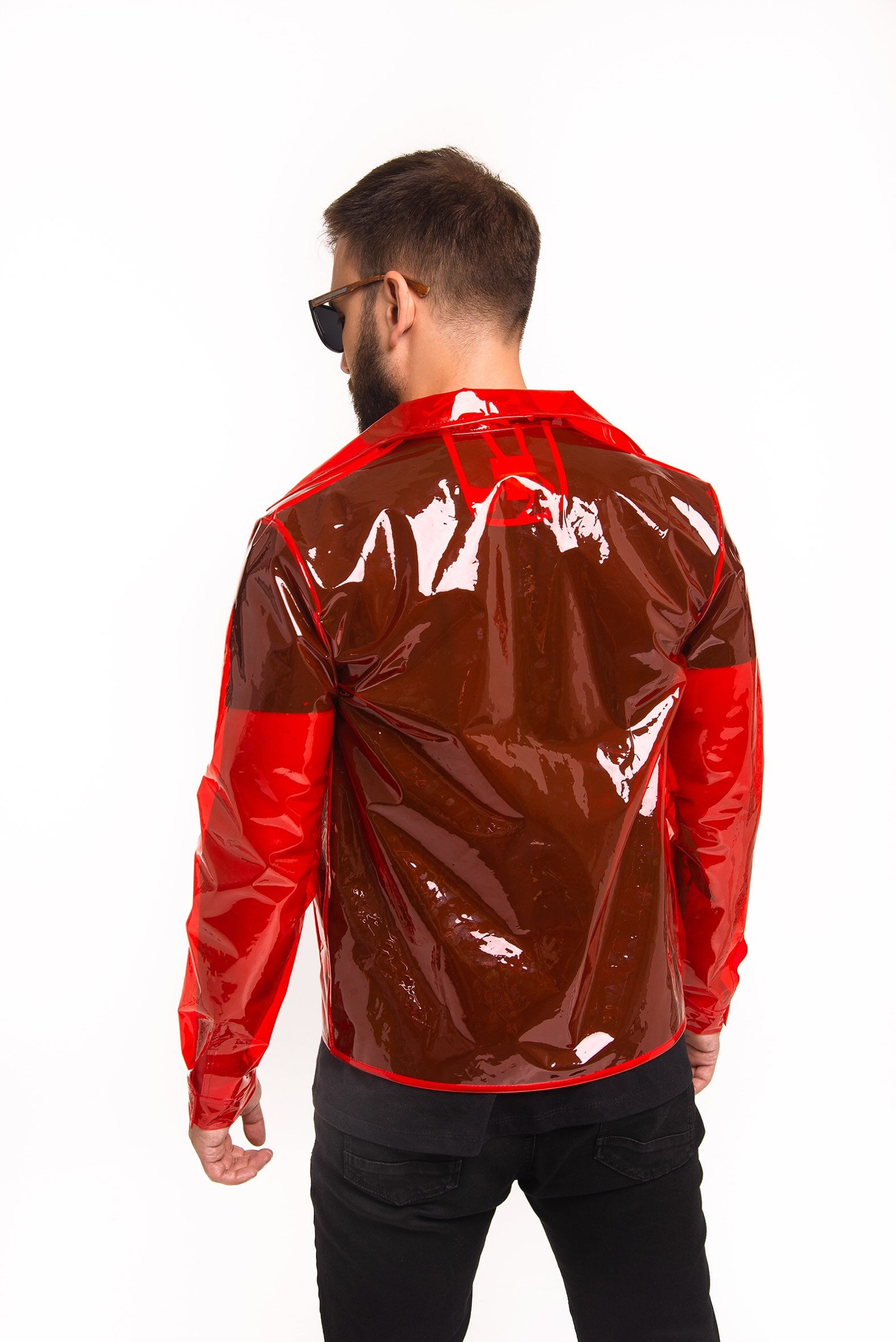 Colored Transparent TPU Jacket. Vinyl Translucent Blazer. - Etsy