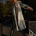 Street Style Translucency TPU Trench Rain Coat With Multicolored Trim and Removable Hood. - Etsy