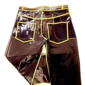 Colored Transparent Men's Pants With Different Colors of Trim ...