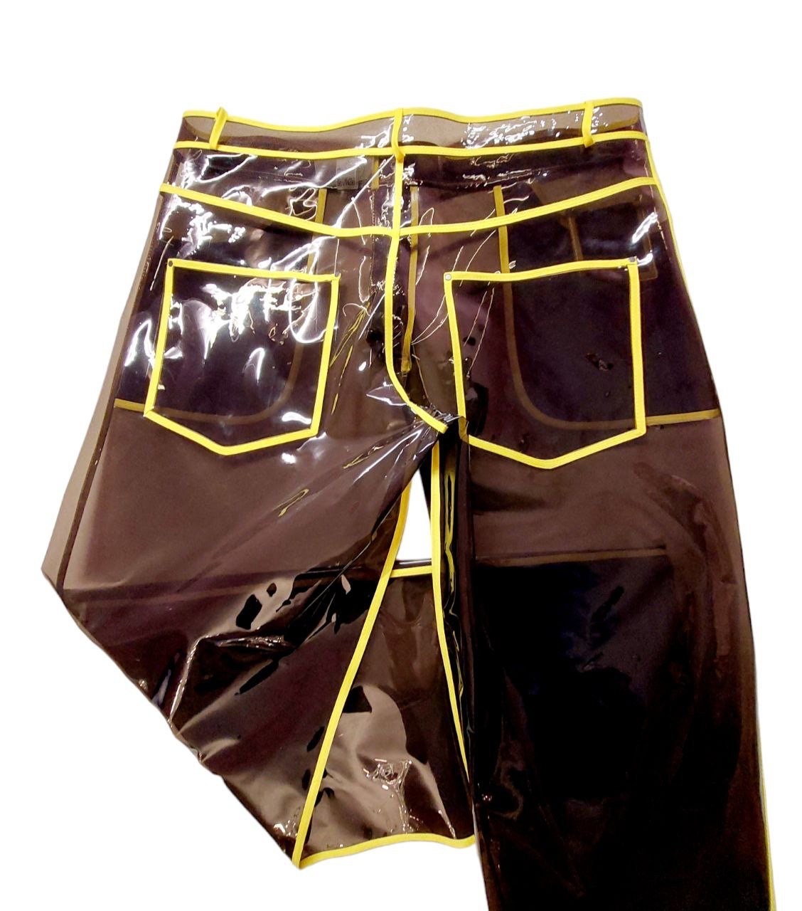 Colored Transparent Men's Pants With Different Colors of Trim ...