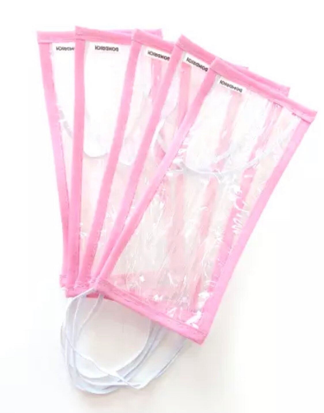 Transparent Vinyl Protecting Mask With Different Colores of - Etsy