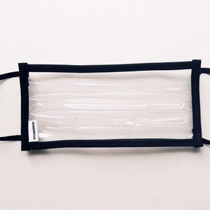 Transparent Vinyl Protecting Mask With Different Colores of Trim ...