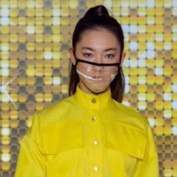 Transparent Vinyl Protecting Mask With Different Colores of - Etsy