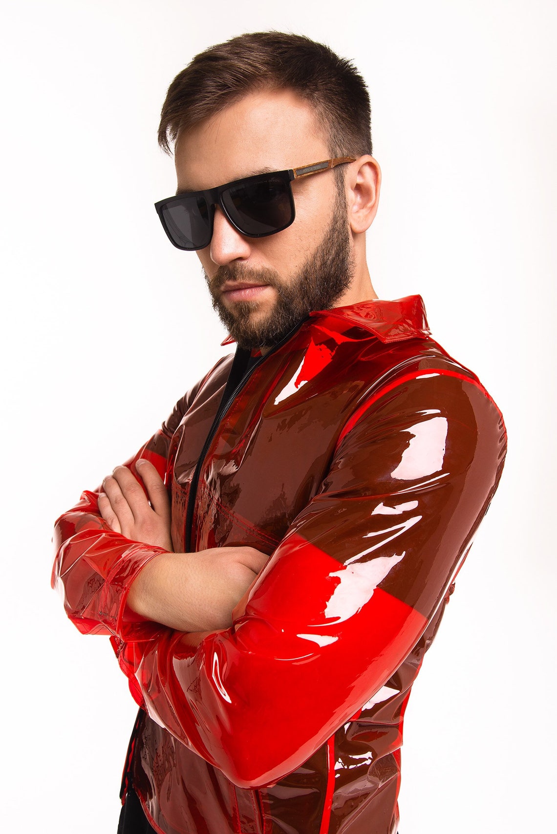 Colored Transparent TPU Jacket. Vinyl Translucent Blazer. - Etsy