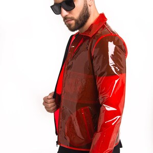 Colored Transparent TPU Jacket. Vinyl Translucent Blazer. - Etsy