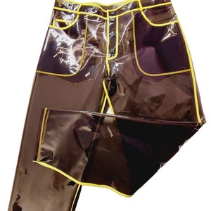 Colored Transparent Men's Pants With Different Colors of Trim ...