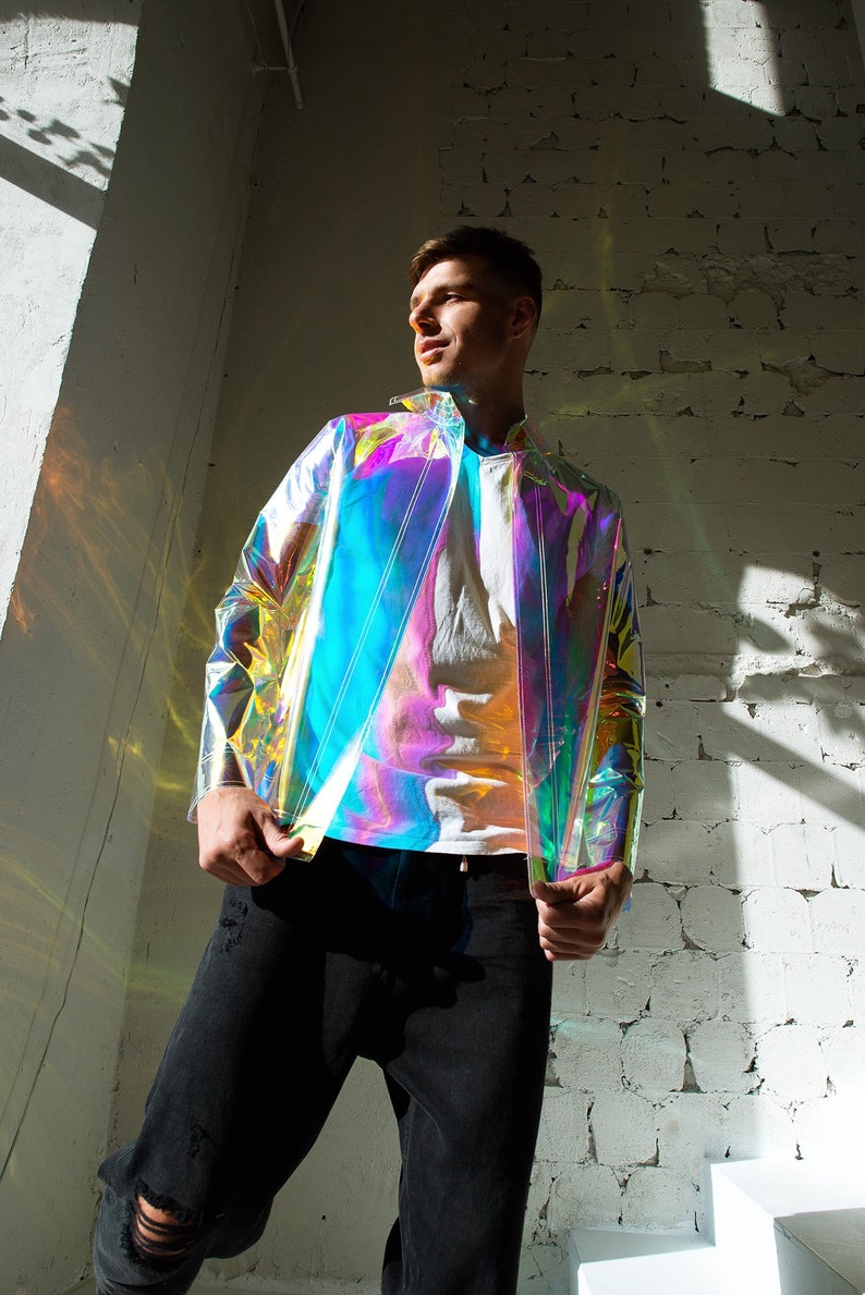 Classic Transparent Men's Blazer. Iridescent Mens - Etsy