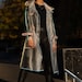 Street Style Translucency TPU Trench Rain Coat With Multicolored Trim and Removable Hood. - Etsy