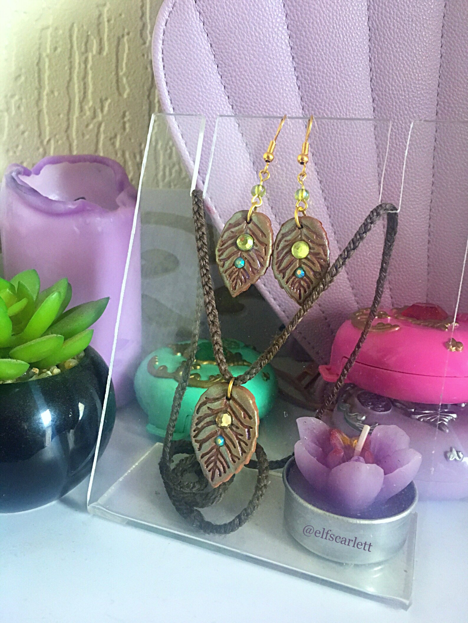 Wood Elf amulet necklace | Etsy