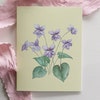 Thank You Card - Garden Floral (small) - Etsy