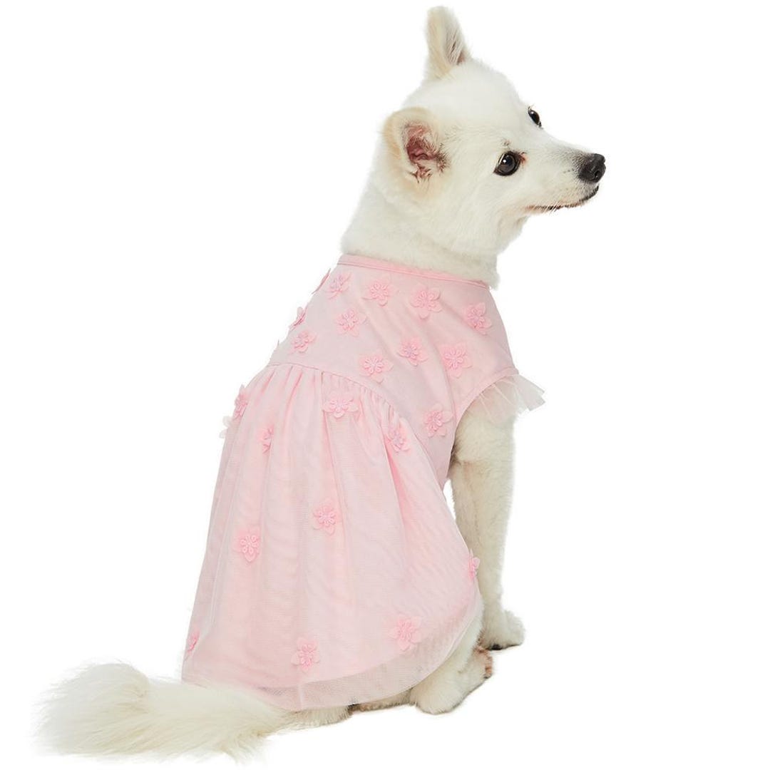 My Little Princess Dog Tulle Dress With Dainty Flowers - Etsy