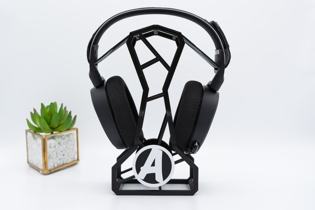 Customizable Headset Holder 3D Printed Plastic - Etsy