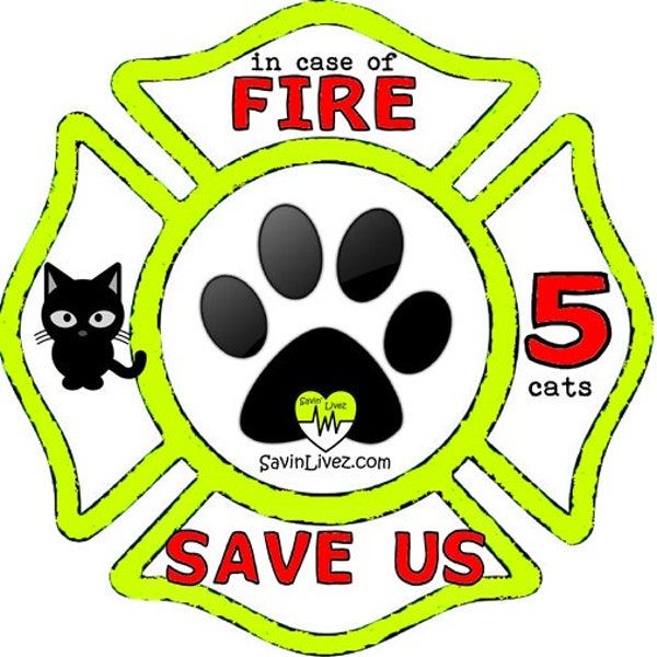 Cat Rescue Decal - Etsy