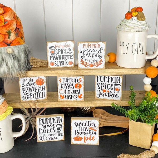 Pumpkin Tiered Tray - Etsy