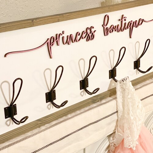 Personalized Girls Room Dress up Hook Girls Room Dress up | Etsy
