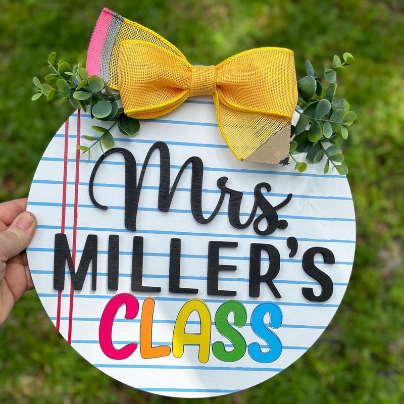 Teacher Door Wreath - Etsy