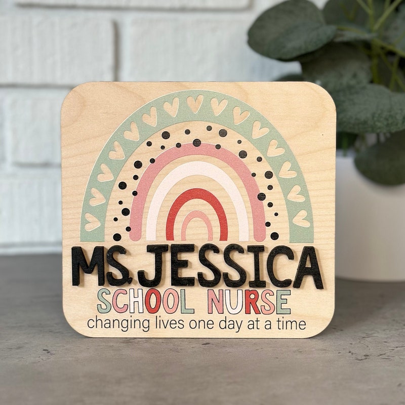 School Nurse Sign - Etsy