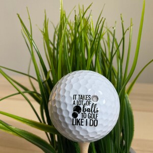Custom Golf Balls Funny Golf Ball Quotes Personalized Golf - Etsy