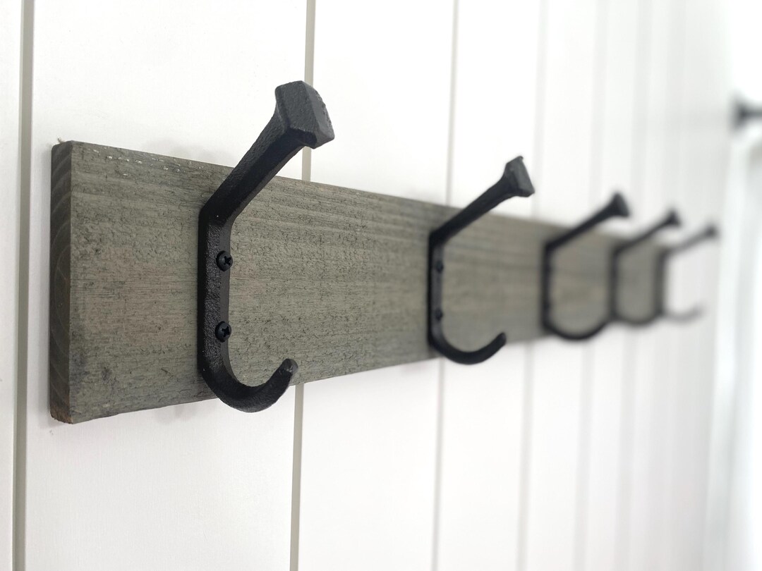 Rail Road Tie Towel Rack With Rustic Rail Road Tie Hooks - Western Wall ...