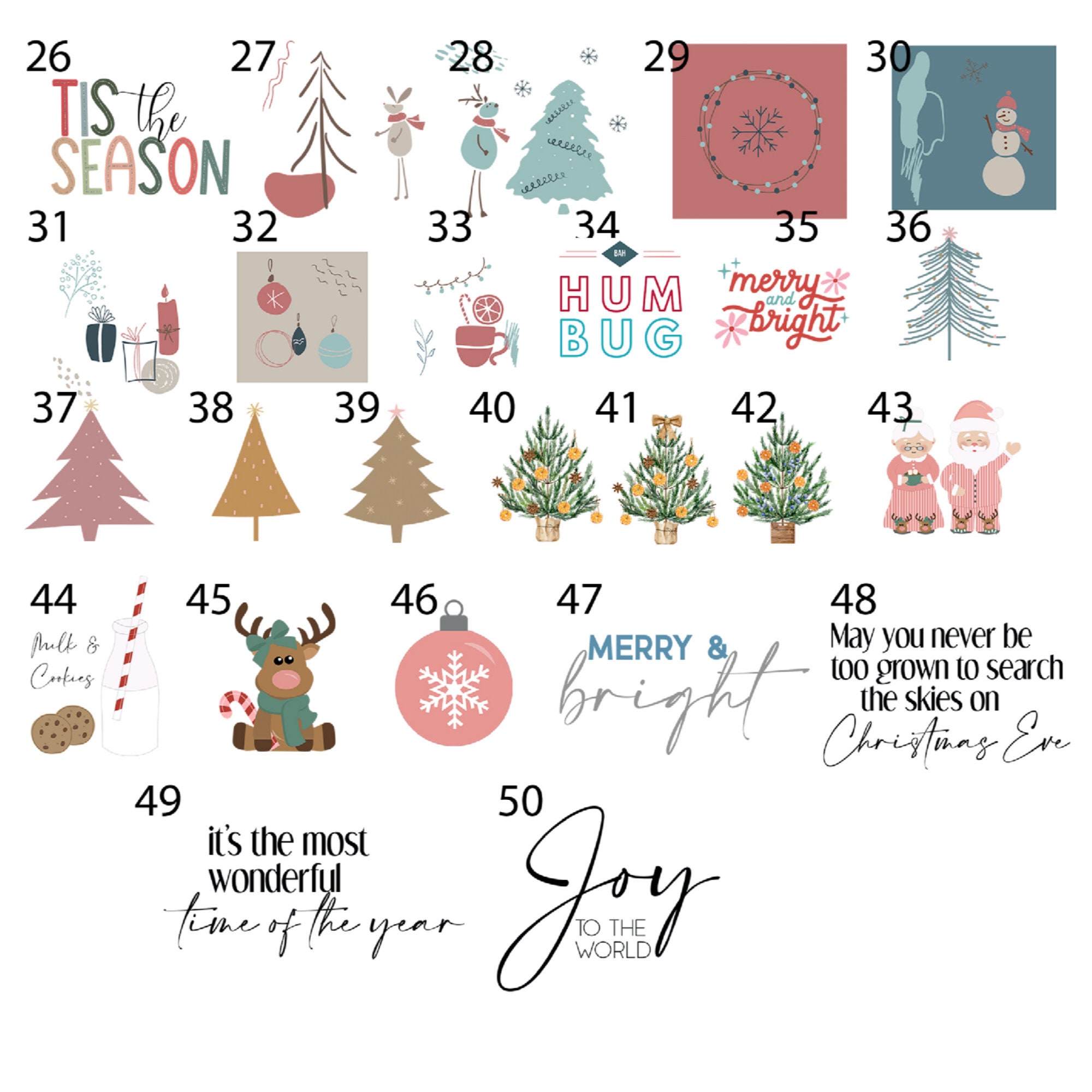 BOHO Christmas Décor BOHO Tiered Tray Signs Christmas Tier - Etsy