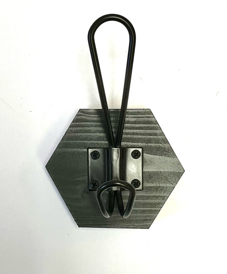 Hexagon Farmhouse Hook Hexagon Coat Hook Single Hook - Etsy
