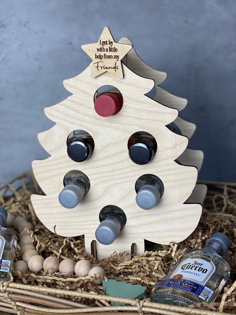 Liquor Tree Liquor Christmas Countdown Whiskey Gifts - Etsy