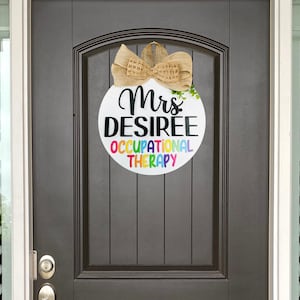 OTR Door Sign - Custom Gift for Occupational Therapist, OT Room Decor ...