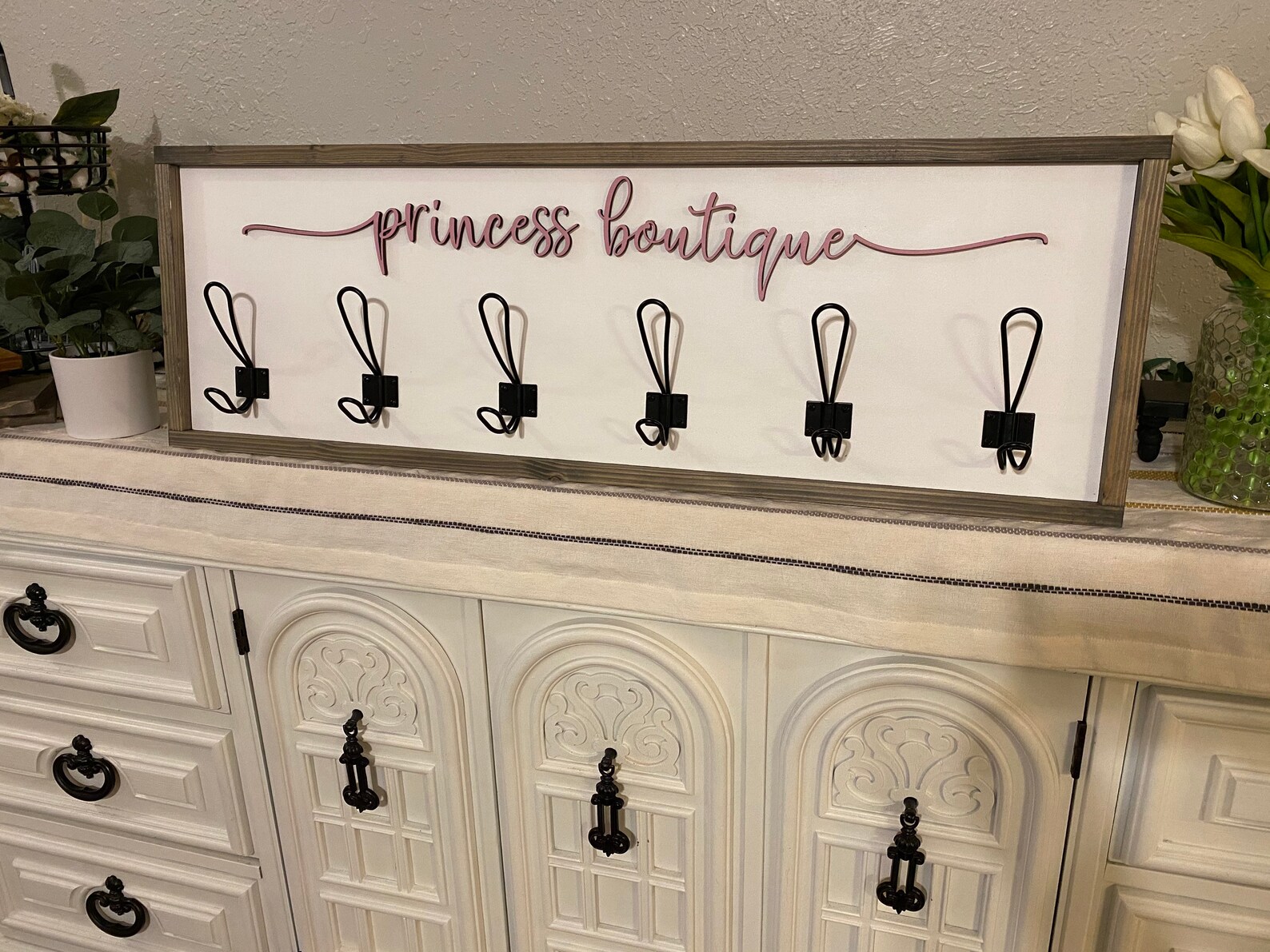 Personalized Girls Room Dress up Hook Girls Room Dress up | Etsy