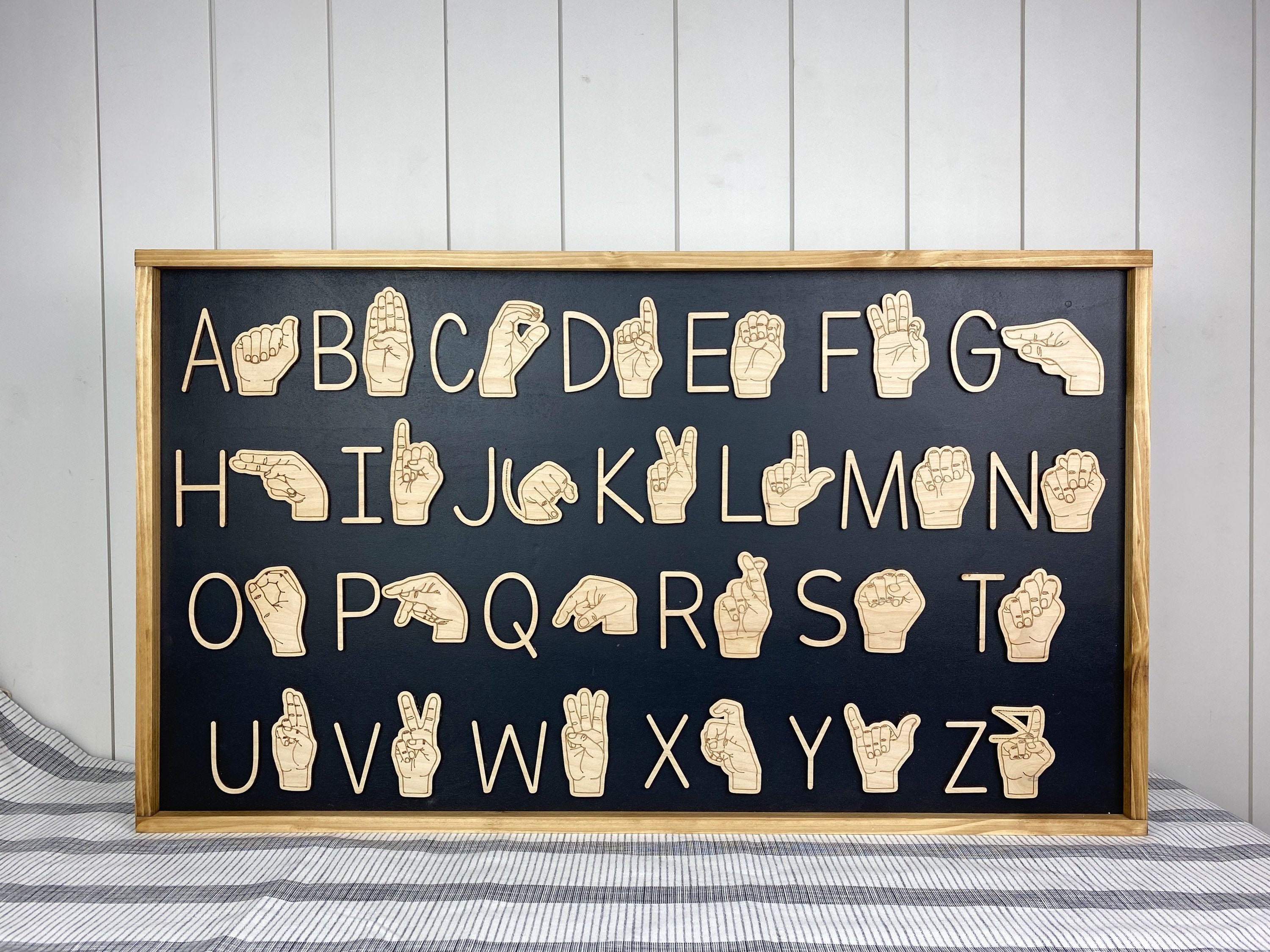 ASL Alphabet Sign ASL Alphabet Sign Special Education Sign - Etsy