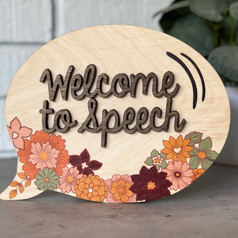 Speech Room Sign - Etsy