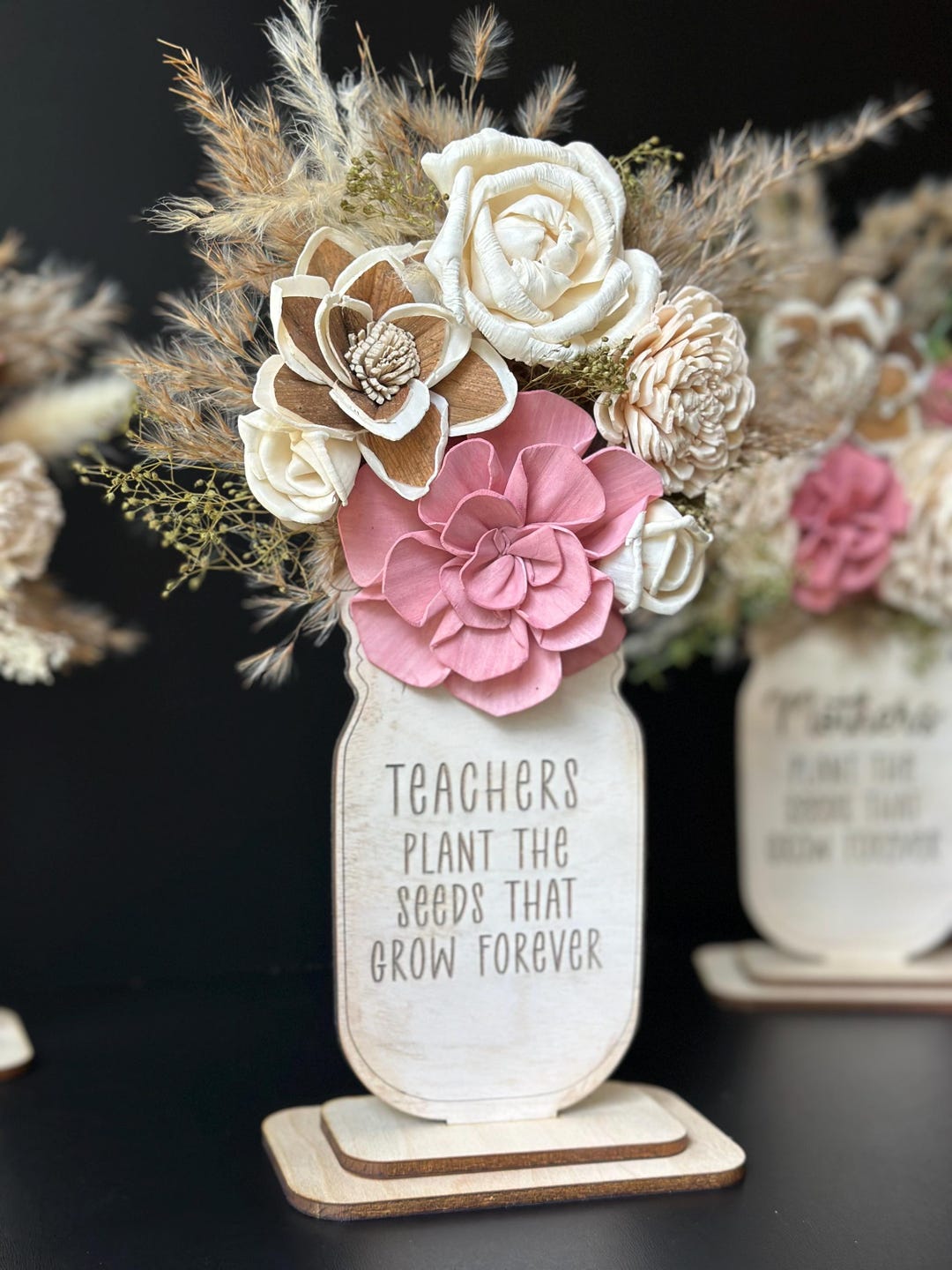 Personalized Teacher Appreciation Gift, Custom Flowers for Teacher ...