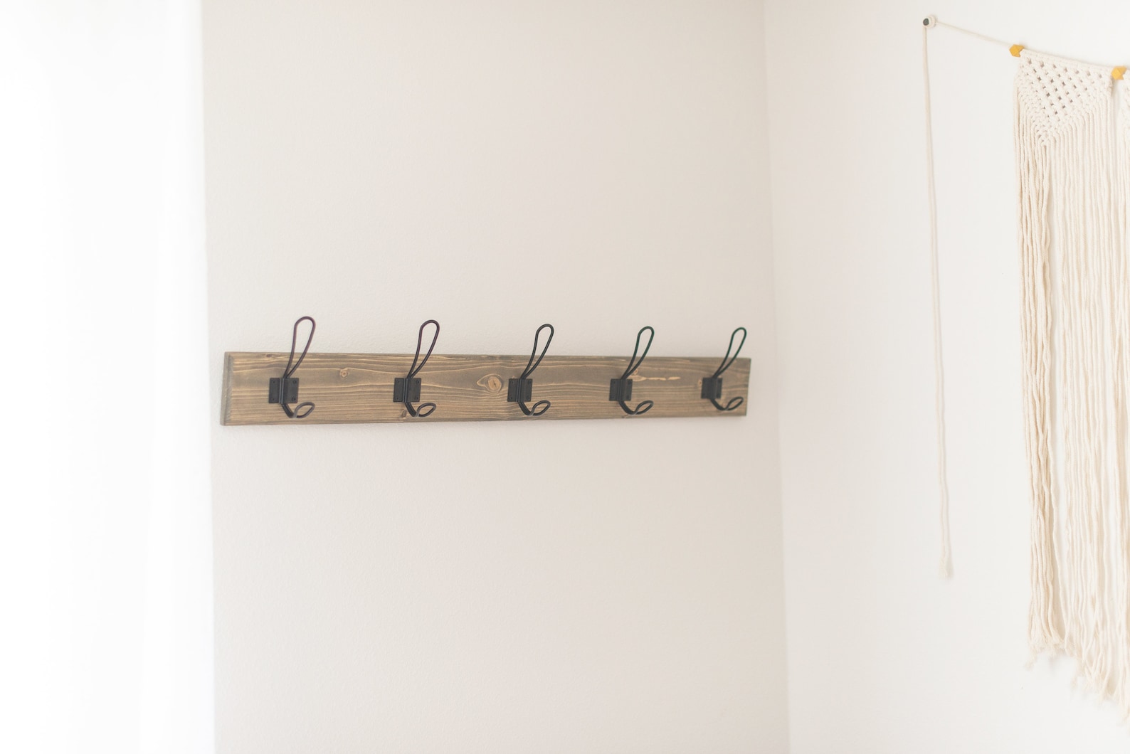 Farmhouse Wood Coat Rack Wall Hook Entryway Hook Coat - Etsy