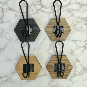 Hexagon Farmhouse Hook Hexagon Coat Hook Single Hook Farmhouse Decor ...