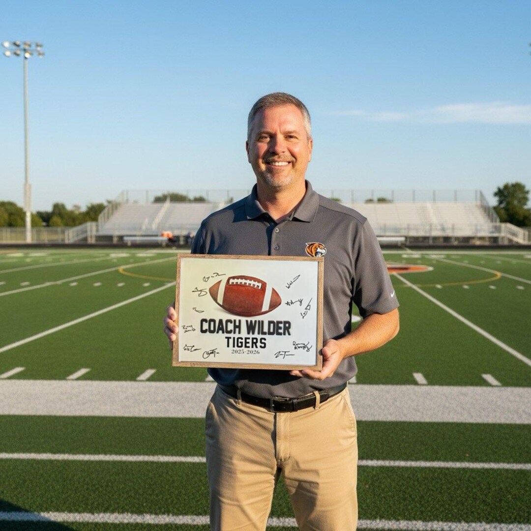 Personalized Football Coach Gift, Team Gift Football Coach End of ...