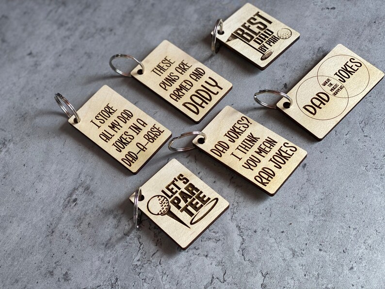 Dad Jokes Keychain Fathers Day Gift Dad Gift Funny Dad - Etsy