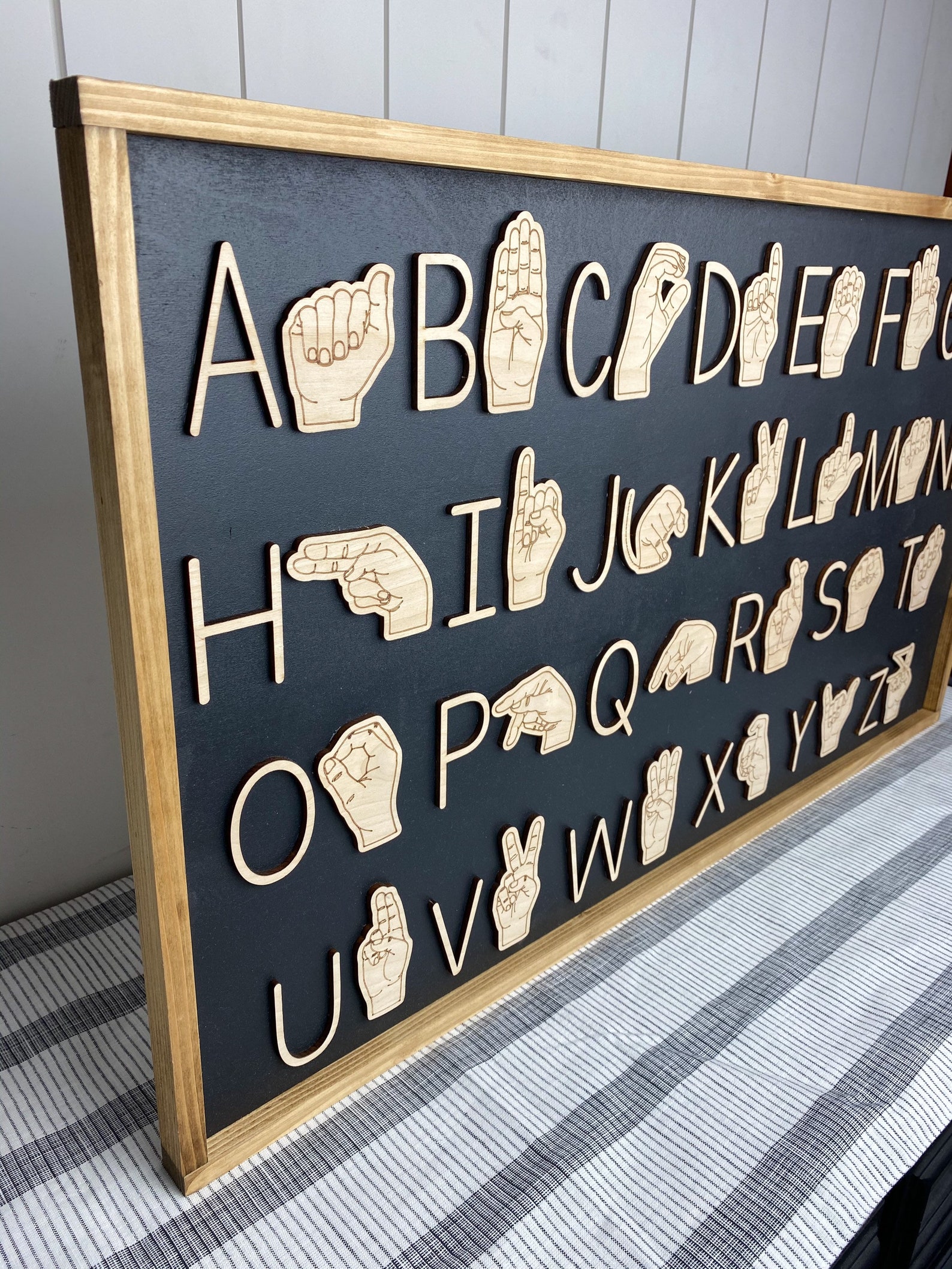 ASL Alphabet Sign ASL Alphabet Sign Special Education Sign - Etsy