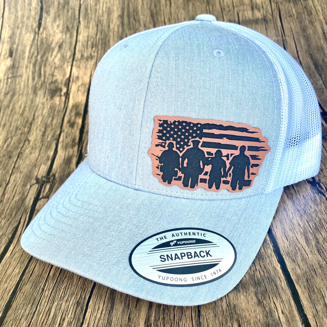 First Responders Flag Trucker Hat, American Flag First Responders Hat ...