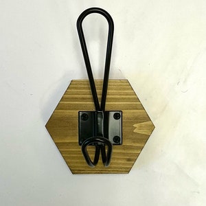 Hexagon Farmhouse Hook Hexagon Coat Hook Single Hook Farmhouse Decor ...