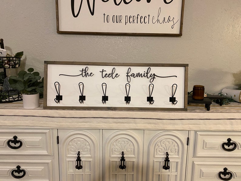 Family Name Coat Hook Entryway Hook With Name Welcome With | Etsy