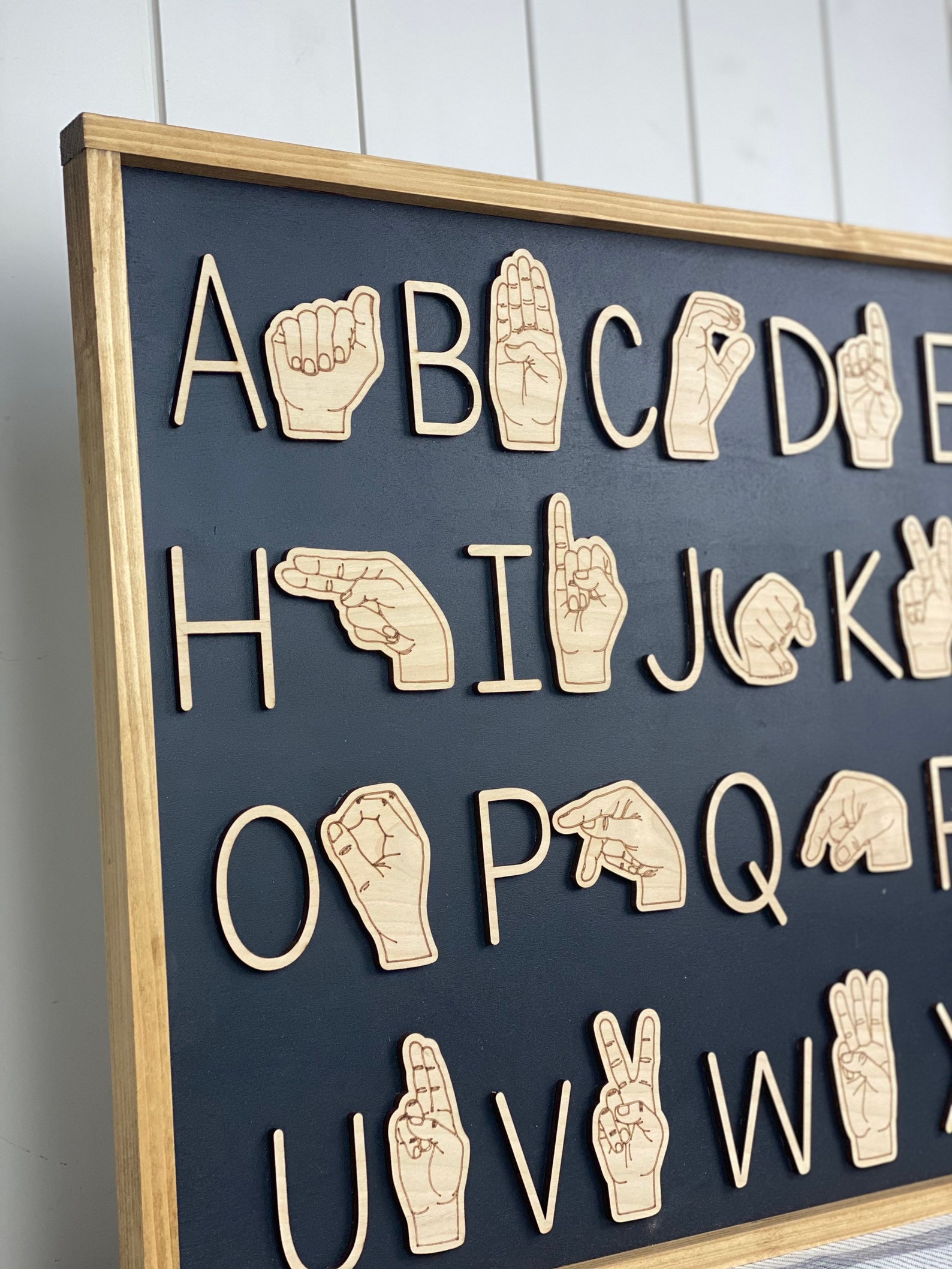 ASL Alphabet Sign ASL Alphabet Sign Special Education Sign - Etsy
