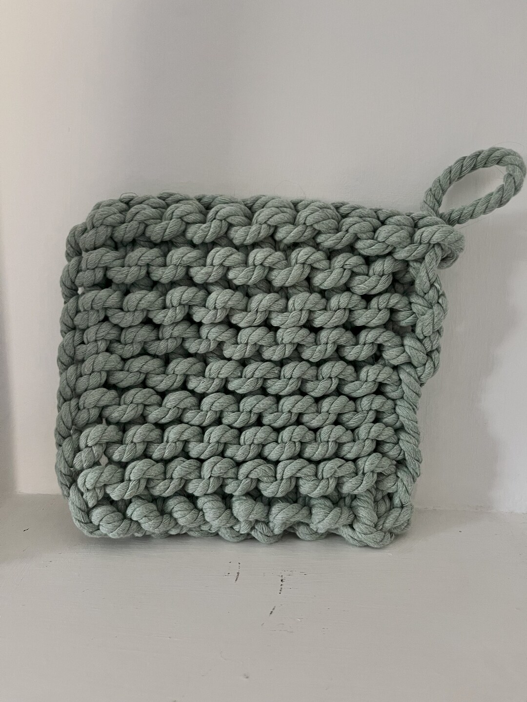 Chunky Knit Trivet - Etsy