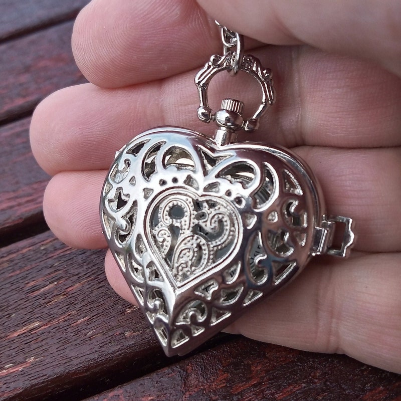 Pocketwatch Necklace - Etsy