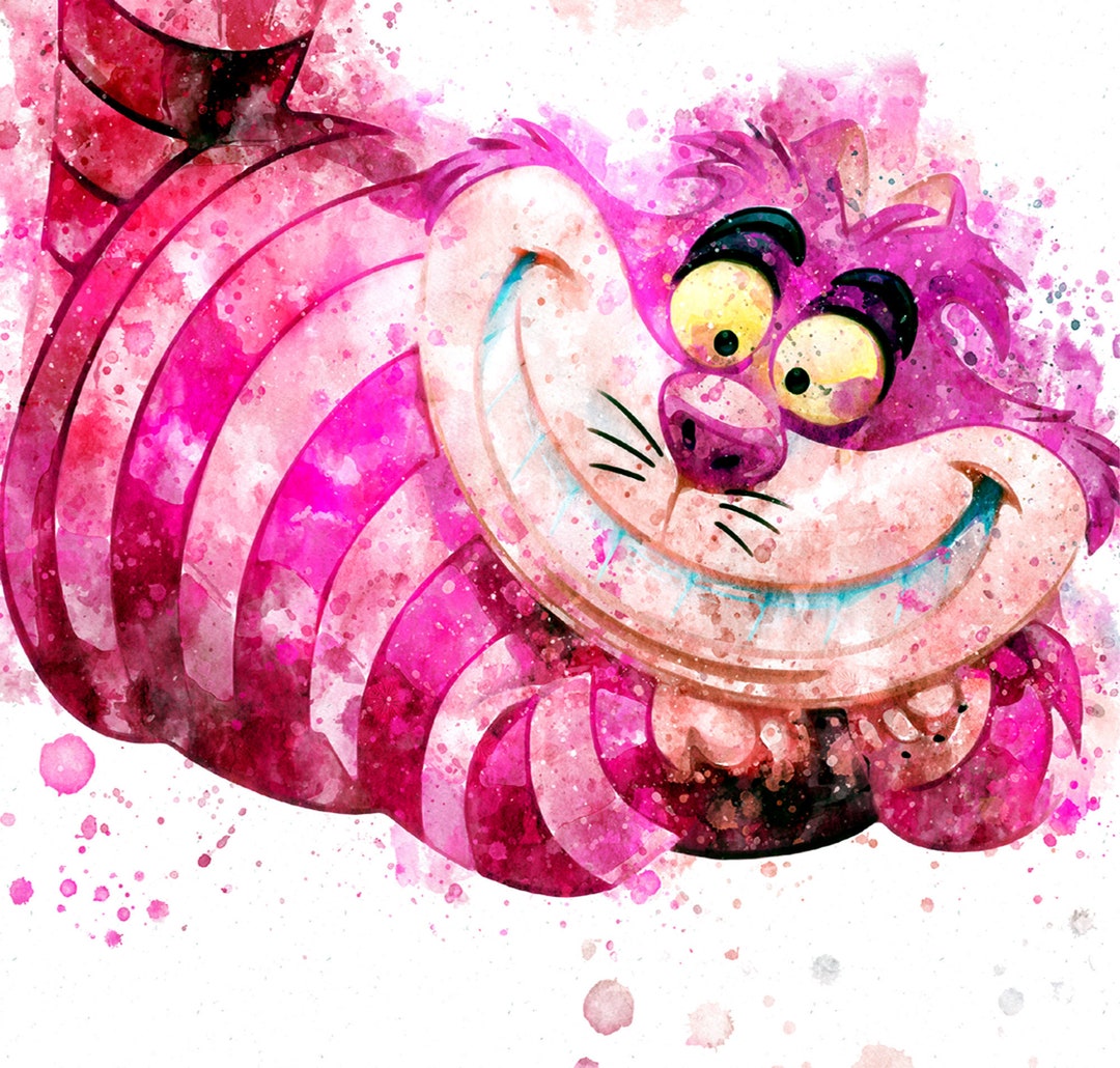 Cheshire Cat 'happy Unbirthday' Greeting or Birthday Card, Free ...