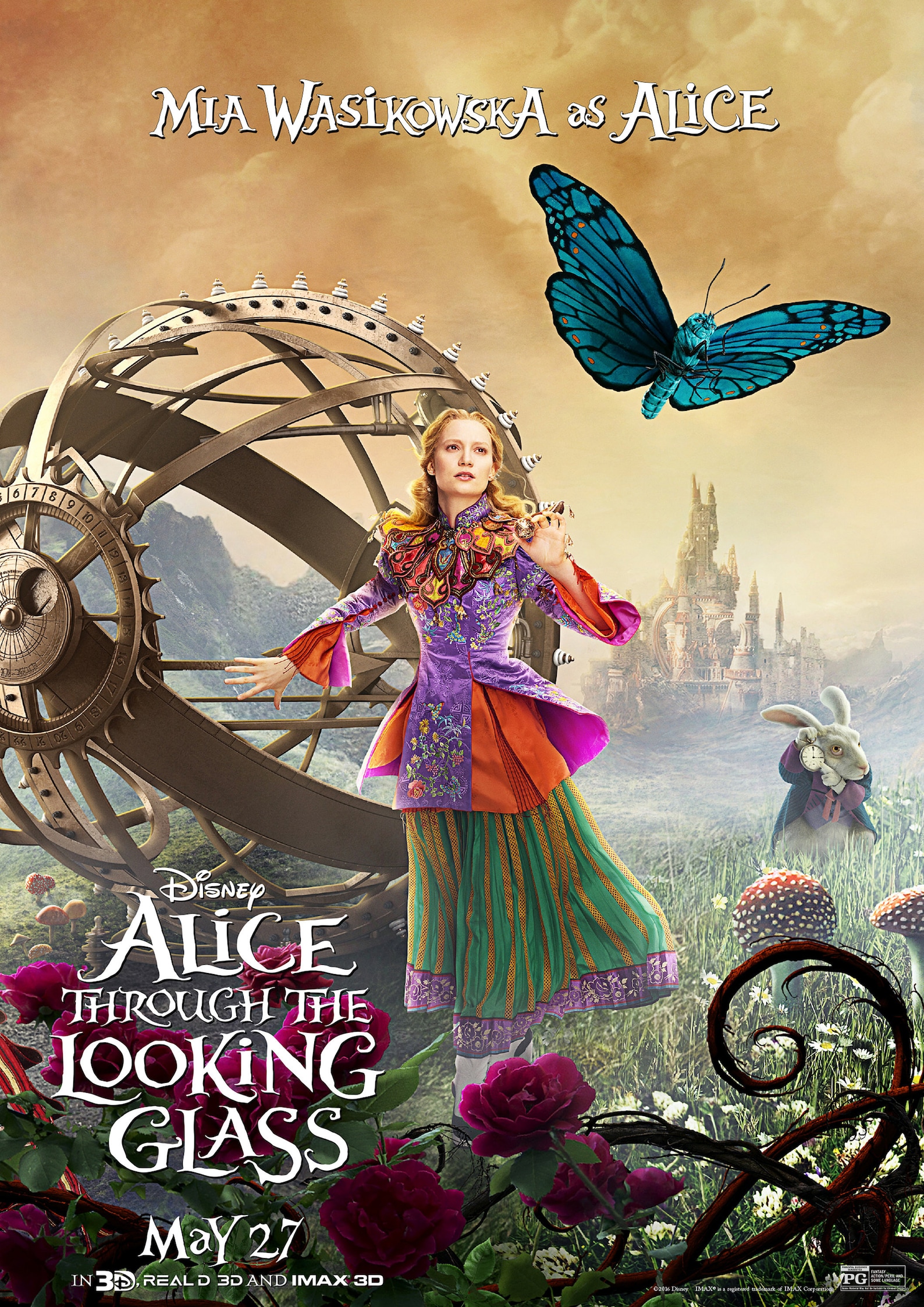 Alice Through the Looking Glass - A4 Film Poster - Etsy
