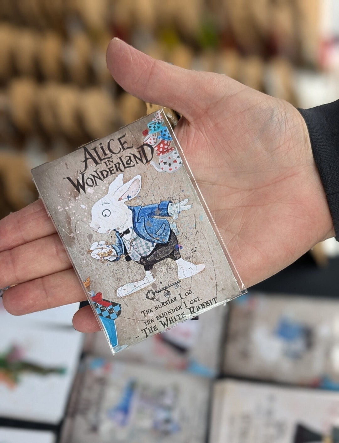 Alice in Wonderland White Rabbit Fridge Magnet - Soft Vinyl Non-scratch ...