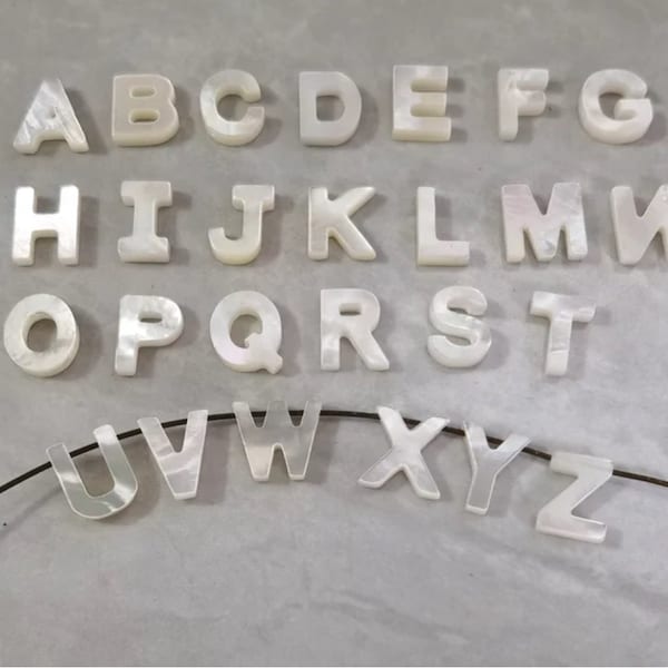 Shell Pearl Letters - Etsy