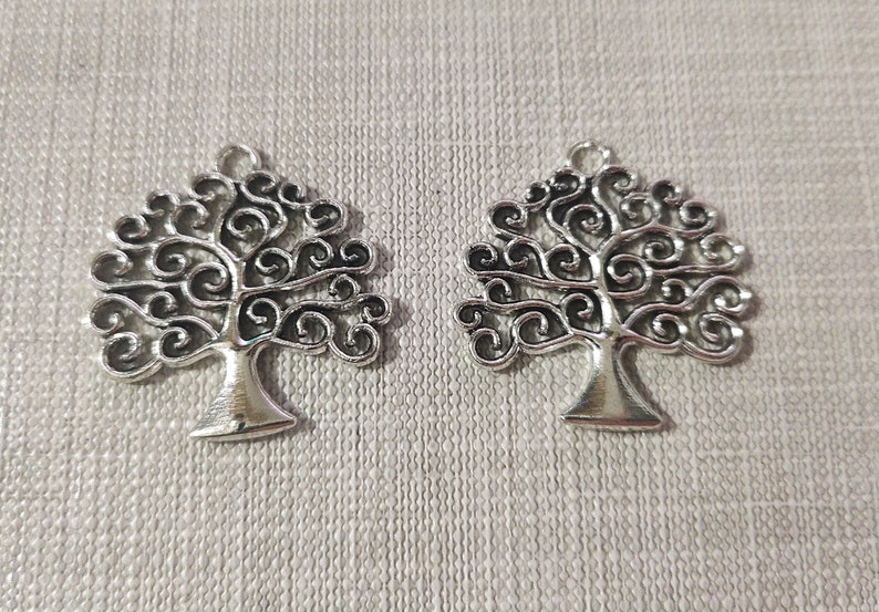 30 Pcs Double Sided Tree of Life Charms Tree of Life - Etsy